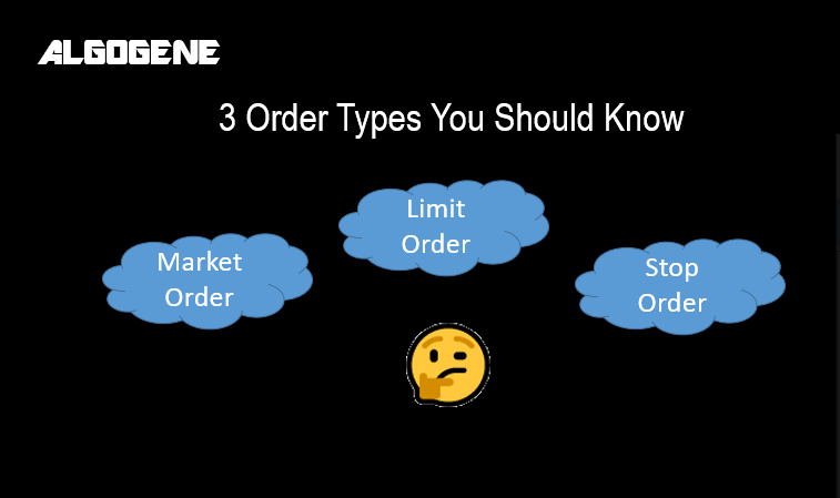 ALGOGENE | 3 Common Order Types You Should Know